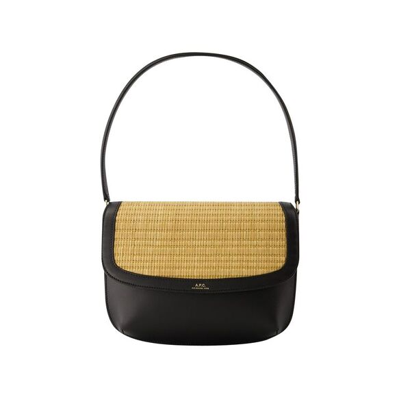 A.P.C. | Bags | Sarah Shoulder Bag Apc Leather Black | Poshmark